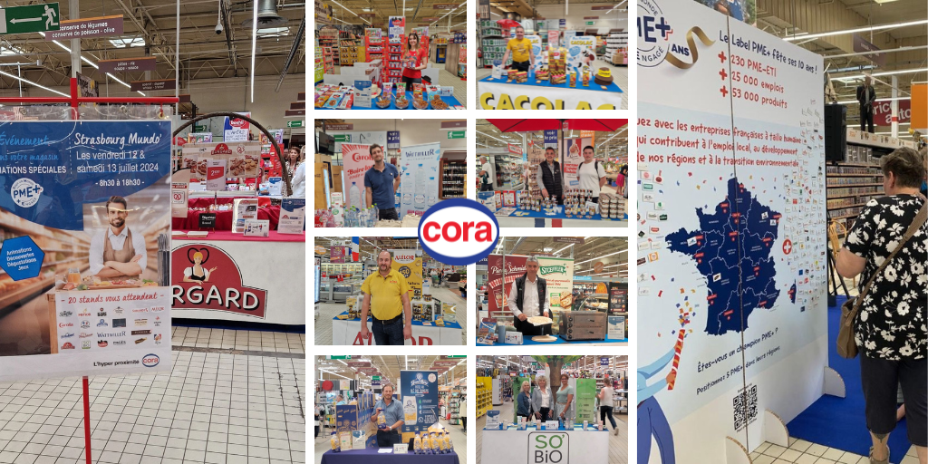 Cora fête les 10 ans du Label PME+ en magasin | Label PME+